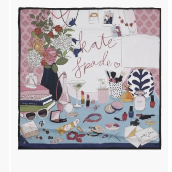 kate spade | Accessories | Nwt Kate Spade Silk Scarf | Poshmark